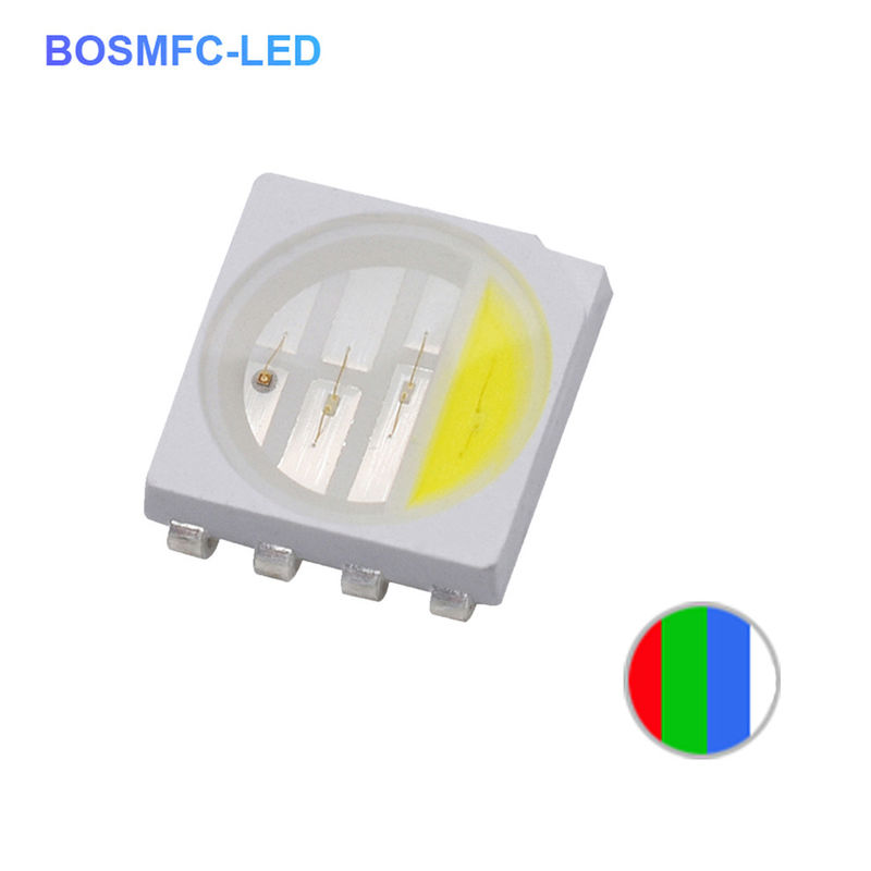 5050 RGBW RGB SMD LED Diode 5054 20mA For Multi Color LED Strip