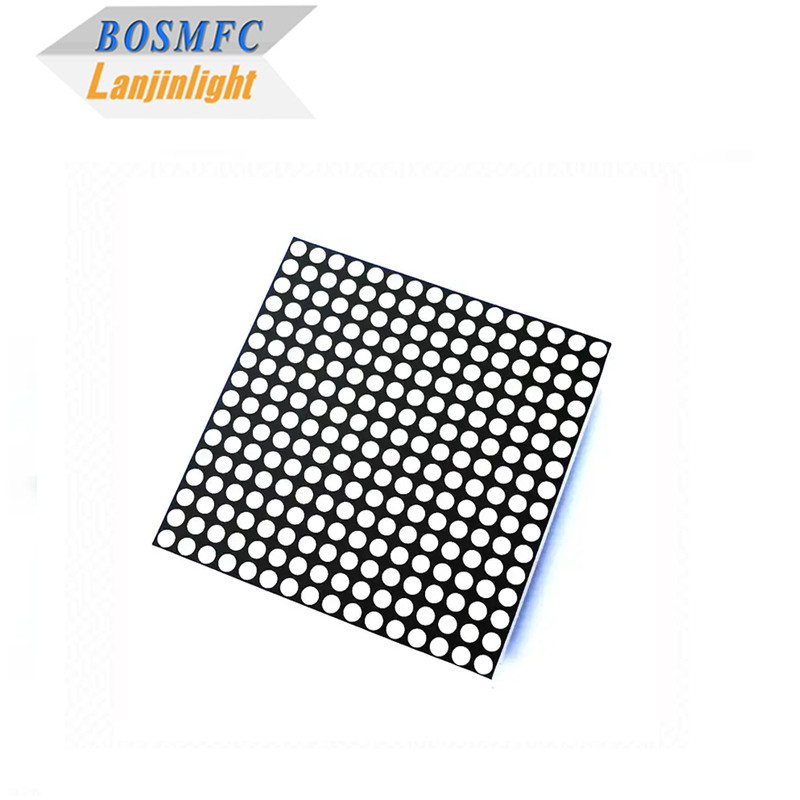 64x64mm 7 Segment LED Display 16x16 Dot Matrix Blue Light For Elevator ...