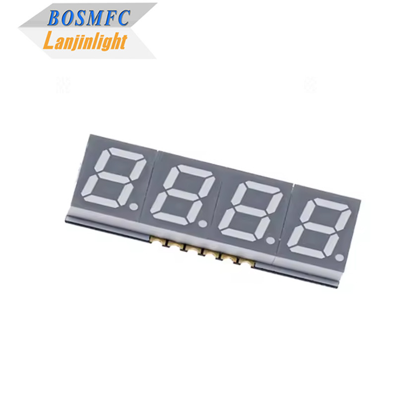 0.56 Inch 7 Segment LED SMD Display 4 Digits Ultra Thin Common Anode