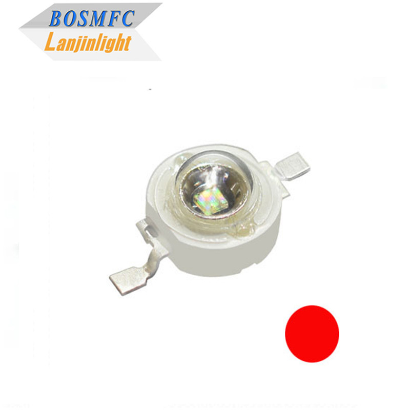 1w High Power LED Lamp Chip 3W lamp Super Red For Spot Light