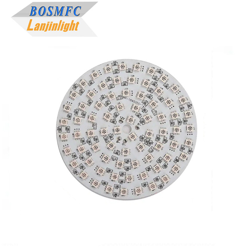 5050 RGB SMD LED PCB Board Assembly 12V 24V 18W Customized Aluminum