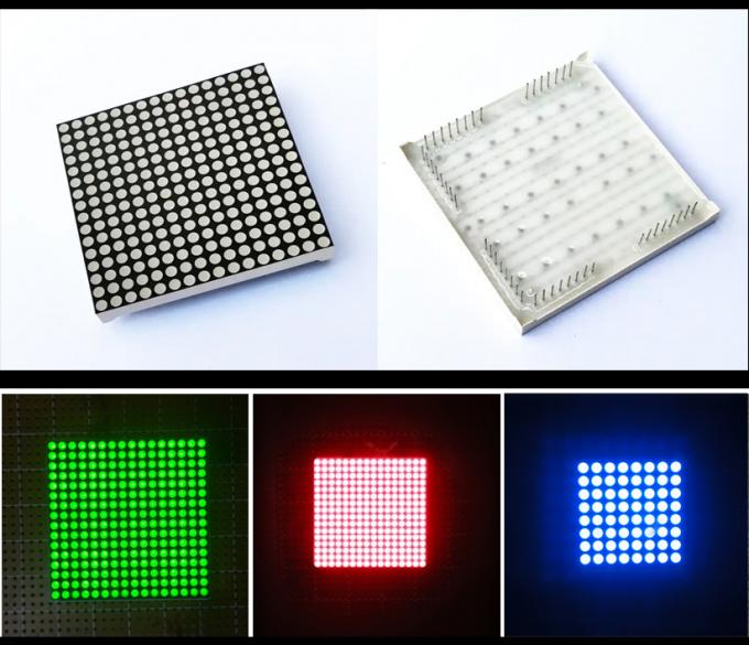 64x64mm 7 Segment LED Display 16x16 Dot Matrix Blue Light For Elevator ...